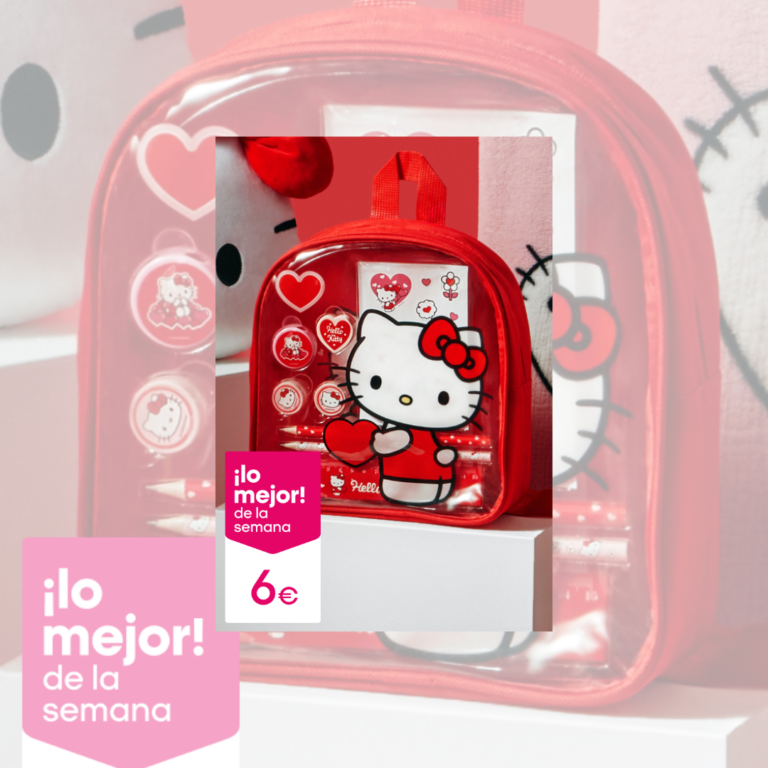 Accesorios escolares de Hello Kitty en Pepco - C.C. As Cancelas